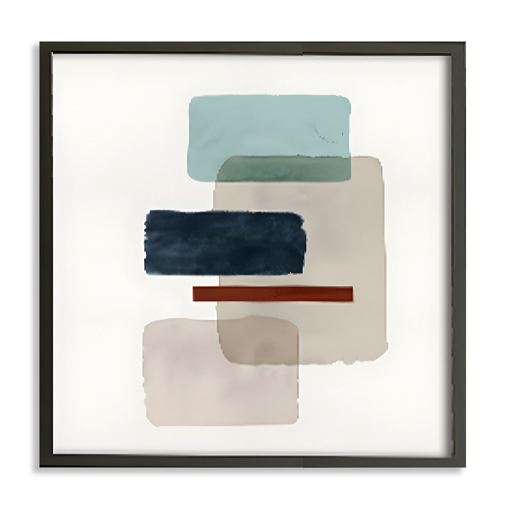 Balanced Shapes 1 Abstract Canvas Painting, Wall Art, Canvas Wall Art ...